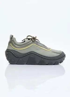 KIKO KOSTADINOV Tonkin Canvas Sneakers With Leather Panels - Black