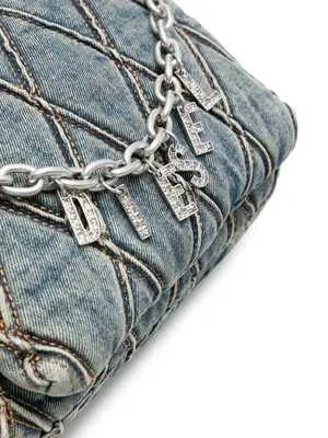 DIESEL® Charm-d S Denim Shoulder Bag