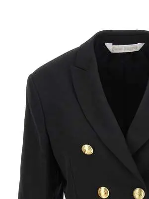 Palm Angels Double-breasted Cropped Blazer