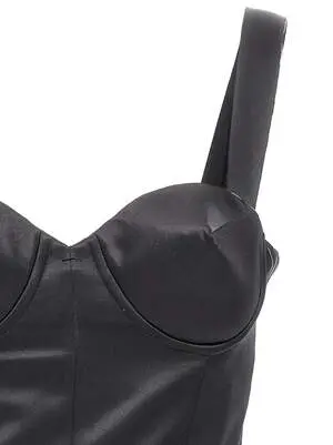 MAISON MARGIELA Contrast Stitching Corset Dress