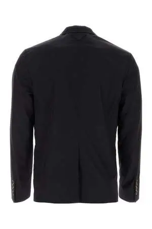 Prada Midnight Cotton Blazer - Blue