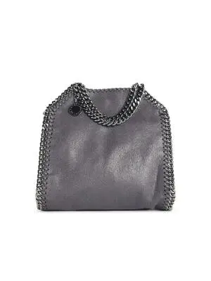 Stella McCartney Falabella Tiny Tote Shaggy Deer Bag - Gray