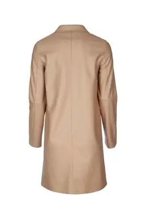 Harris Wharf London Boxy Light Pressed Wool Coat