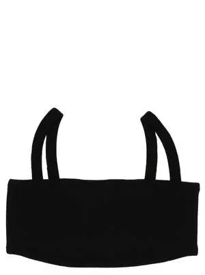 Max Mara Cashmere Band Knit Bra - Black