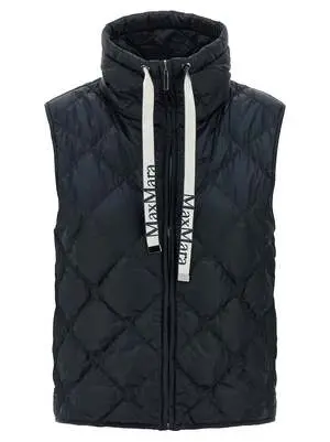 Max Mara Tregic Quilted Vest - Blue