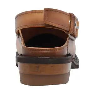 Miu Miu Leather Sabot With Gradient Effect
