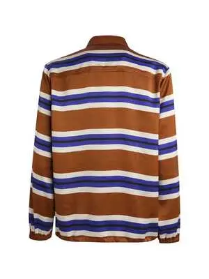Dries Van Noten Striped Viscose Jacket - Multicolor