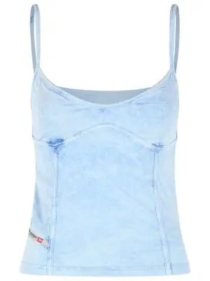 DIESEL® Light Stretch Cotton Tank Top - Blue