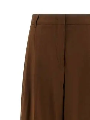 Max Mara Belted Wide Leg Trousers