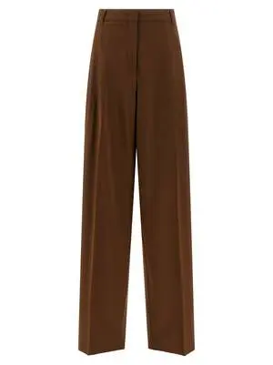 Max Mara Belted Wide Leg Trousers