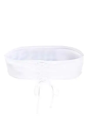 DIESEL® Printed Bikini Top - White