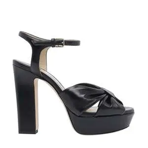 JIMMY CHOO Jimmy Choo Heloise Open Toe Block Heel Sandals