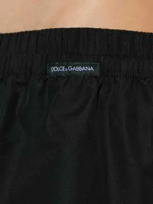 Dolce & Gabbana Boxer Shorts With Buttons - Black