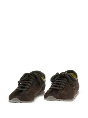 Jacquemus Suede Lace-up Tennis Sneakers - Brown