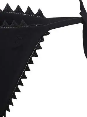 Jacquemus Le Bas De Maillot Picot Bikini Bottoms - Black