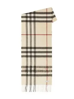 Burberry Rectangular Check Cashmere Scarf - Multicolor