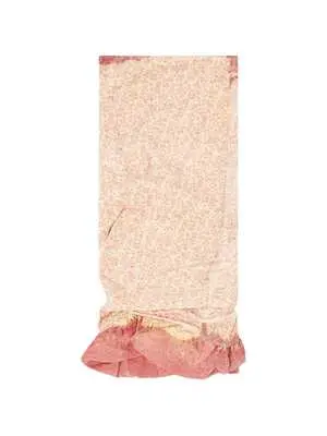 DIESEL® Floral Print Ruffled Cotton Skirt - Multicolor