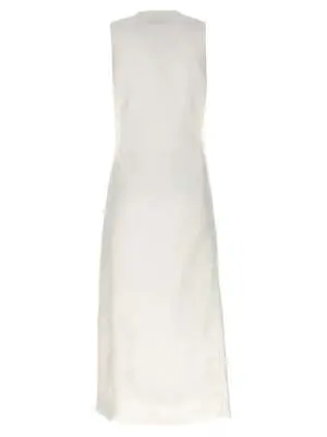 Max Mara Aureo Maxi Waistcoat - White