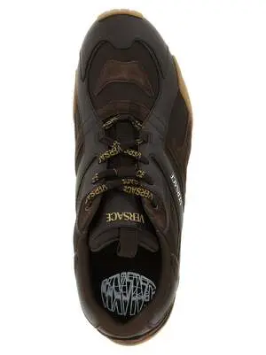 Versace Galaxia Lace-up Sneakers - Brown