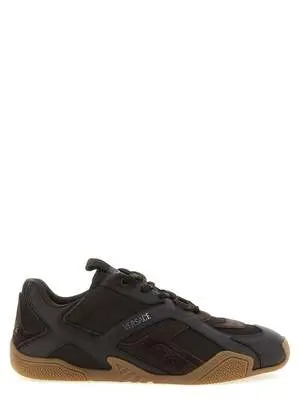 Versace Galaxia Lace-up Sneakers - Brown