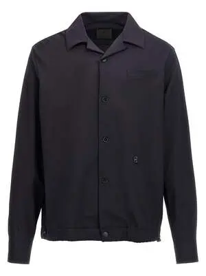 Givenchy Logo Plaque Shirt - Blue