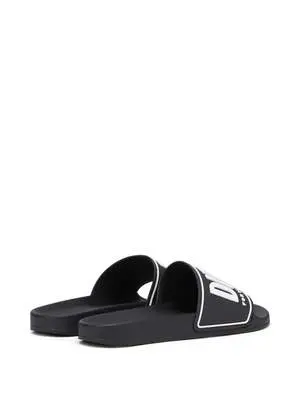 DIESEL® Sa-mayemi Cc Slides With Logo - Black