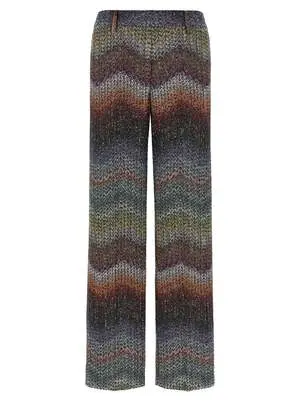 Missoni Zigzag Lamé Viscose Pants - Multicolor