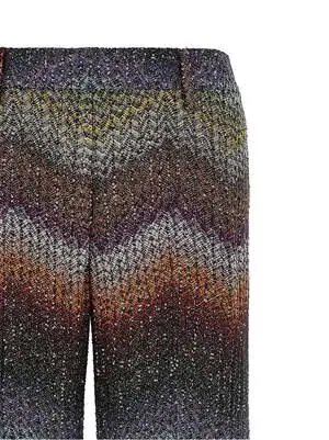 Missoni Zigzag Lamé Viscose Pants - Multicolor