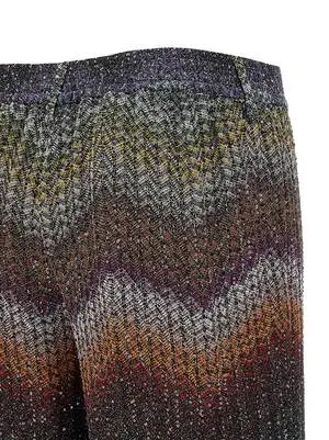 Missoni Zigzag Lamé Viscose Pants - Multicolor