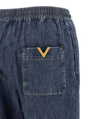 Valentino Garavani Vgold Wide Flare Jeans