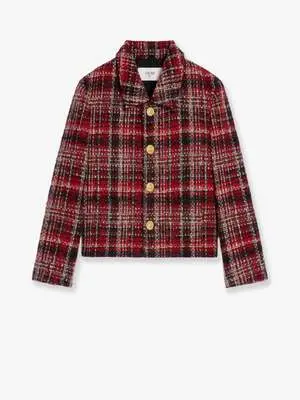 Celine Madras Wool, Cotton, And Mohair Blazer - Multicolor