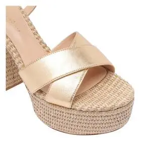 GIANVITO ROSSI Platform Sandals - Gold