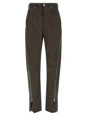 Rick Owens Bolan Banana' Cordura Cotton High-waisted Pants - Brown