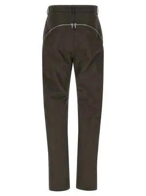 Rick Owens Bolan Banana' Cordura Cotton High-waisted Pants - Brown
