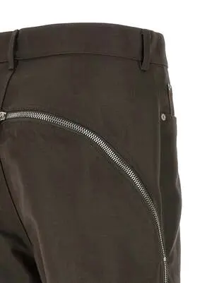 Rick Owens Bolan Banana' Cordura Cotton High-waisted Pants - Brown