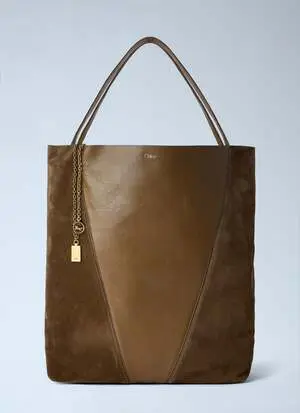 Chloé Spin Tote Bag - Brown