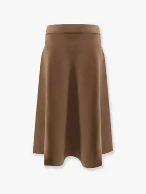 Max Mara Lazio Viscose Blend Skirt