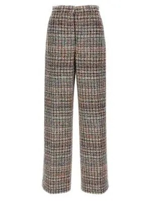 Missoni Micro Sequined Bouclé Wool Blend Pants - Multicolor