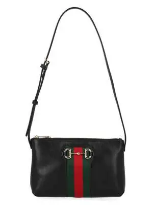 Gucci Horsebit Web Mini Bag - Black