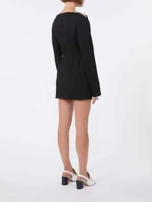 Sportmax Fitted Cady Dress With Flap Pockets