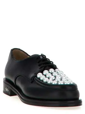 MACH &AMP; MACH Mach & Mach 'sirene' Embellished Lace-up Shoes
