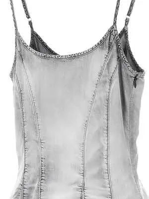 DIESEL® Short Pleated Dress - Gray