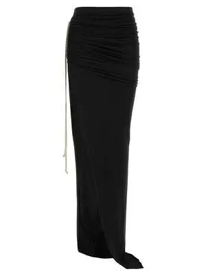 Rick Owens Soft Edfu Maxi Skirt - Black