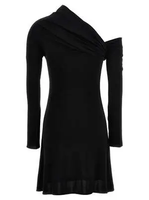 COURREGES Twist Crepe Mini Dress
