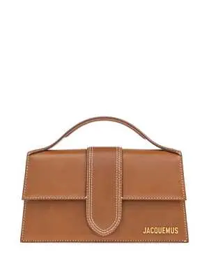 Jacquemus Big Bambino Leather Top Handle Bag - Brown