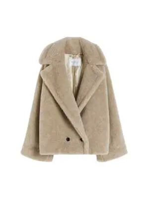 Max Mara MAX MARA Alpaca And Cashmere Teddy Coat Multicolor