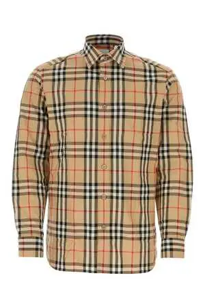 Burberry Embroidered Poplin Shirt - Multicolor
