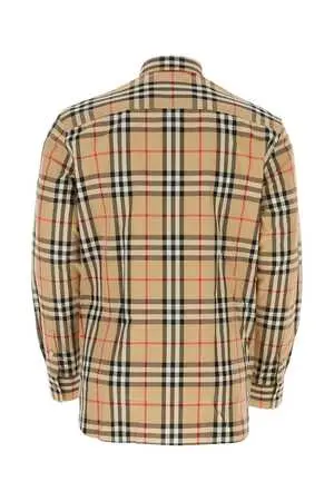 Burberry Embroidered Poplin Shirt - Multicolor