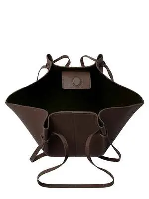 Yuzefi Mochi Woven Raffia Tote Bag - Brown