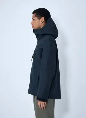 Prada Technical Zip-up Hooded Jacket